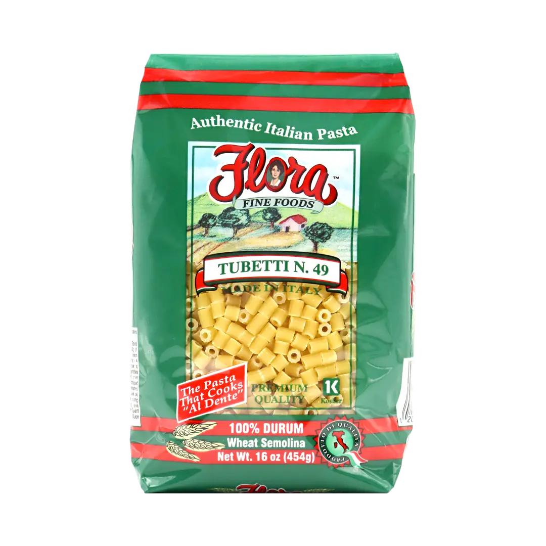 Tubetti #49 - Short Tubes Pasta - Flora Fine Foods