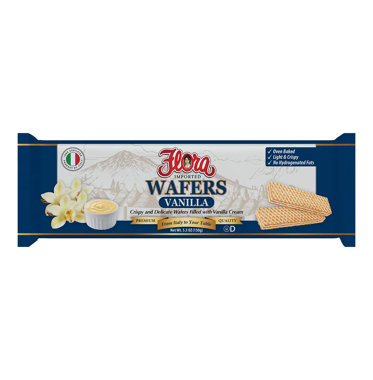 Vanilla Wafers – Crispy Italian Cookies - Flora Fine Foods